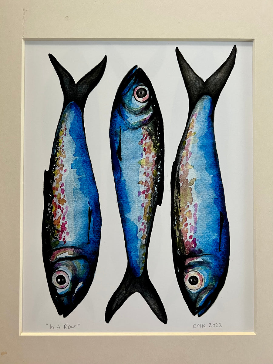 Herring "In A Row" print – Tide Watcher